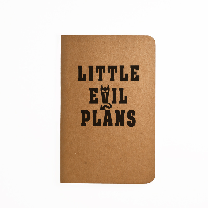 Little Evil Plans - Handmade Notebook on Luulla