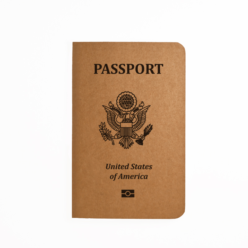 United States Passport - Handmade Notebook - Patriotic on Luulla